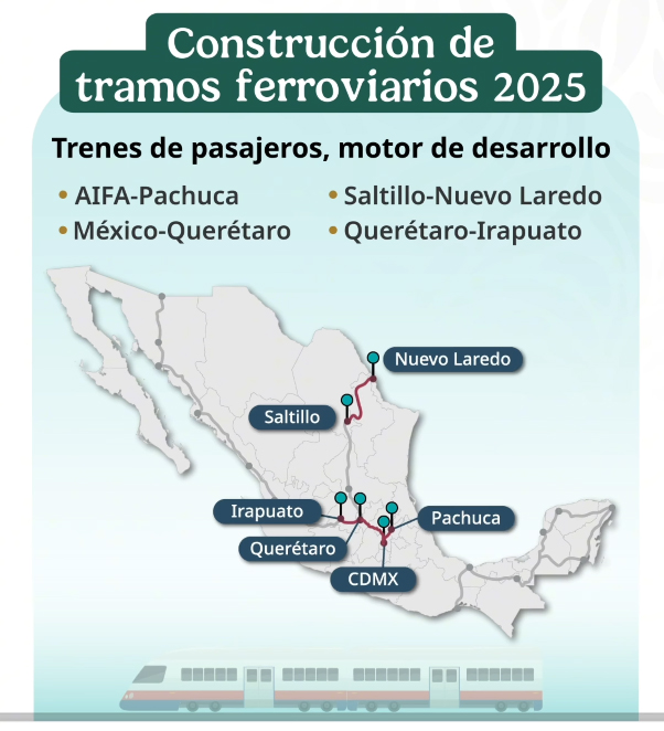Mexico begins work on passenger line to Nuevo Laredo - Drive Mexico ...